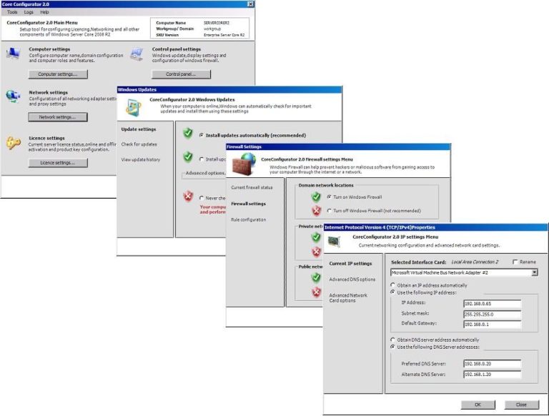 Core Configurator 2.0 for Windows Server 2008 R2 Core Edition ...