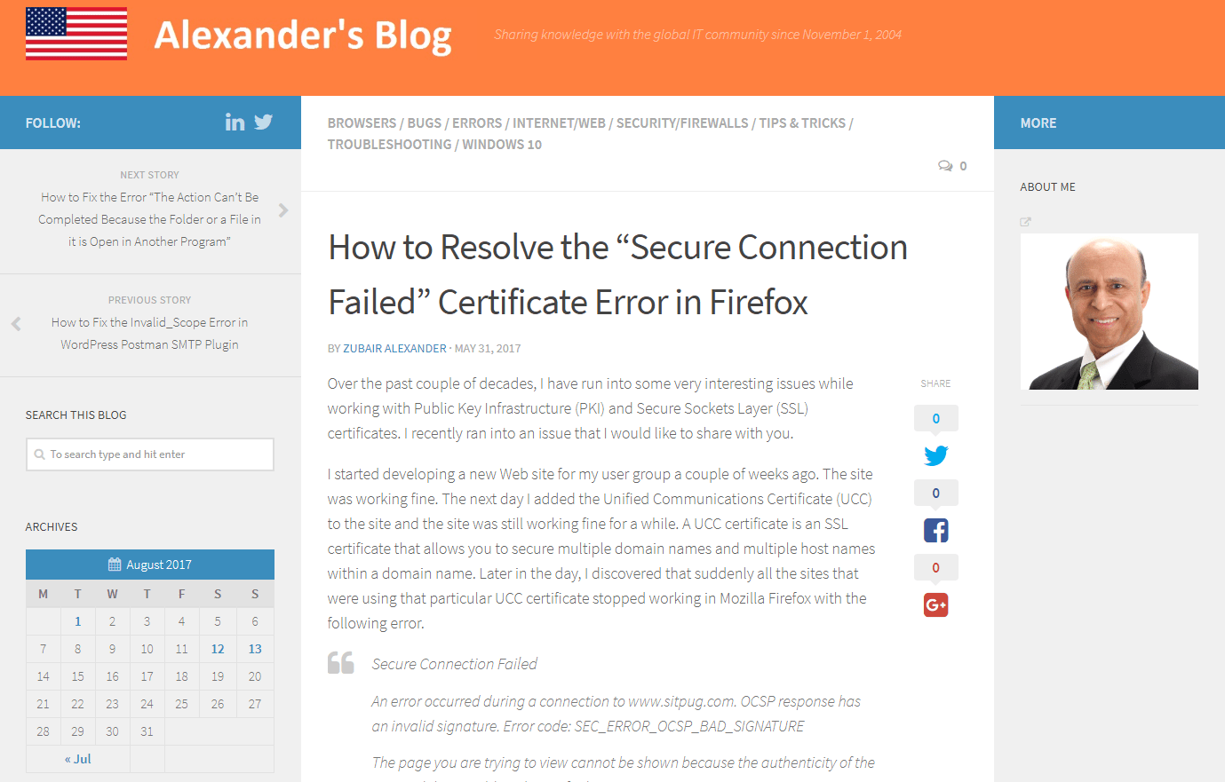 New URL for My Blog | Alexander's Blog