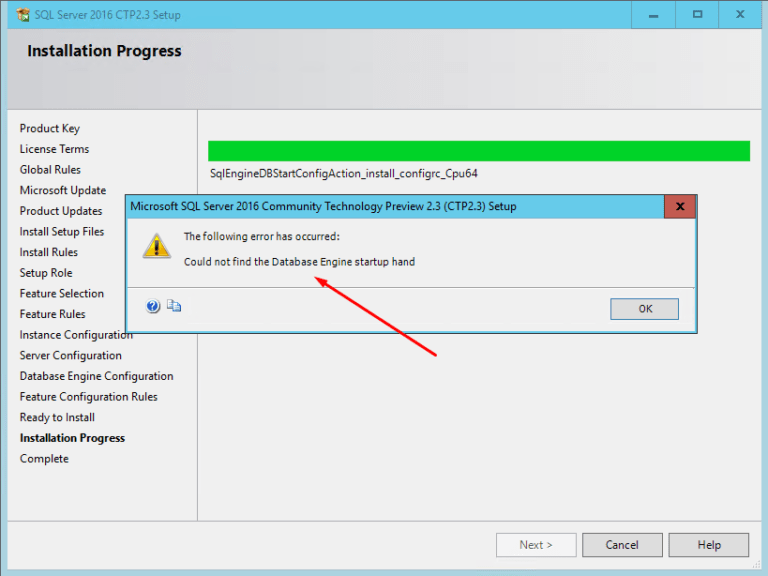 How to Fix the Error “Could not find the Database Engine startup handle ...