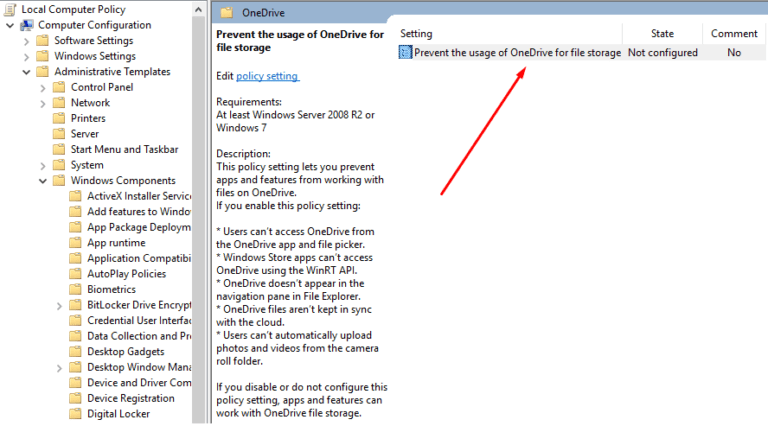 How to Disable OneDrive in Windows 10 | Alexander's Blog