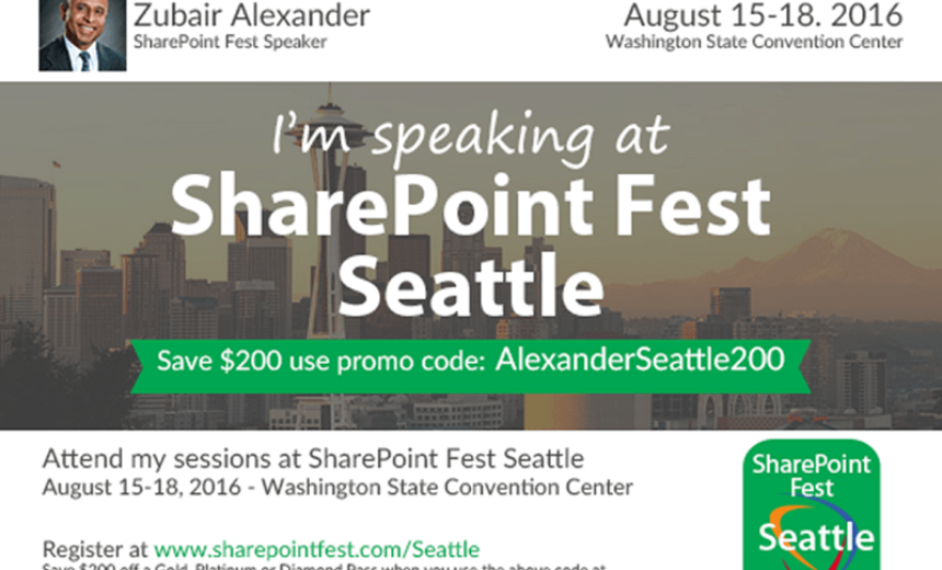 Speaker Postcard – SPF Seattle 2016 | Alexander's Blog