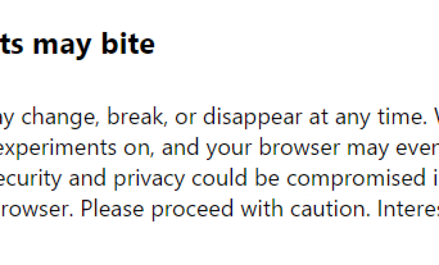 Chrome Warning Alexander S Blog