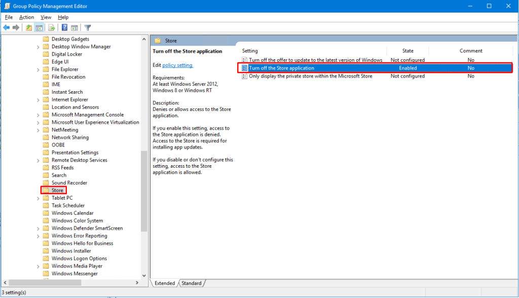 Use Group Policy To Manage Settings for Store Apps | Alexander's Blog