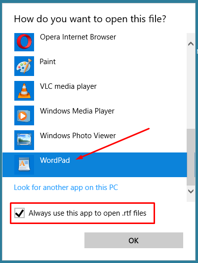 How to Open Rich Text Format (.rtf) Files in WordPad by Default ...