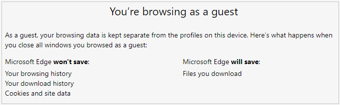 Difference Between Guest Browsing and InPrivate Browsing in Microsoft ...