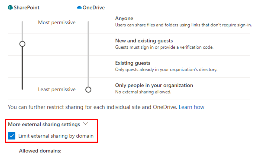 sharepoint-external-sharing-settings | Alexander's Blog