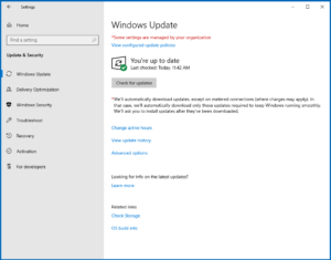 Creating a Shortcut for Windows Update in Windows Server 2019 ...